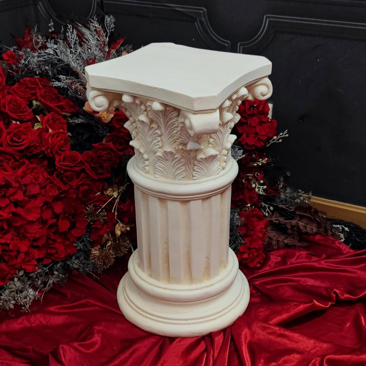 Exquisite Magnesium Oxide Corinthian Greek Column Pillar with Stand Ba ...